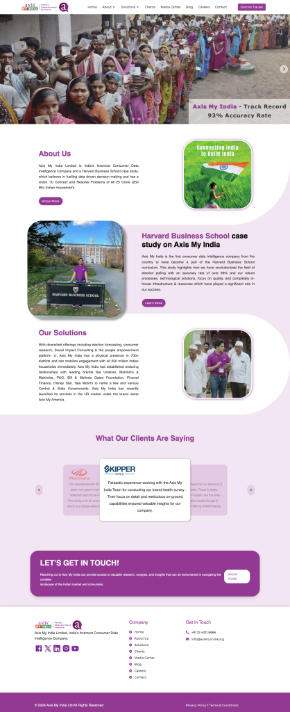 Axis My India - Techinfinity